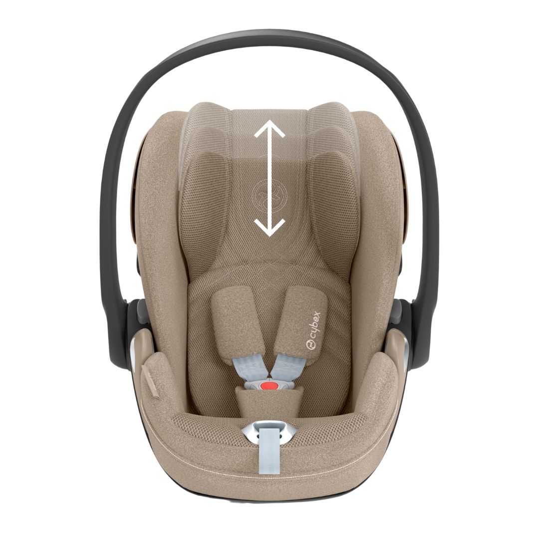 Cybex Cloud T I-Size Cozy Beige babyskydd Pyret & Snäckan