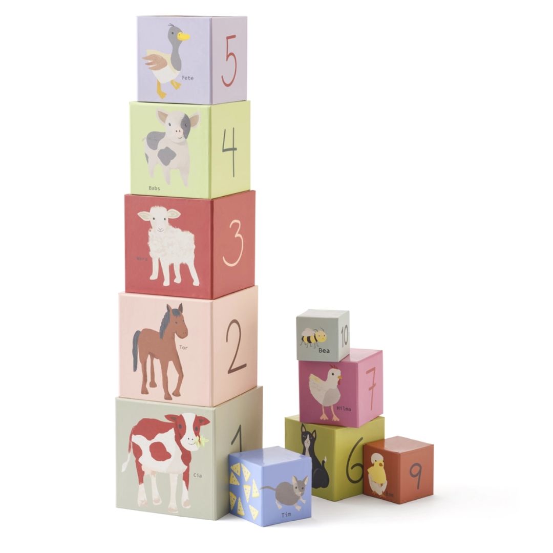 Kids Concept Kuber papp 1-10 AIDEN Pyret & Snäckan