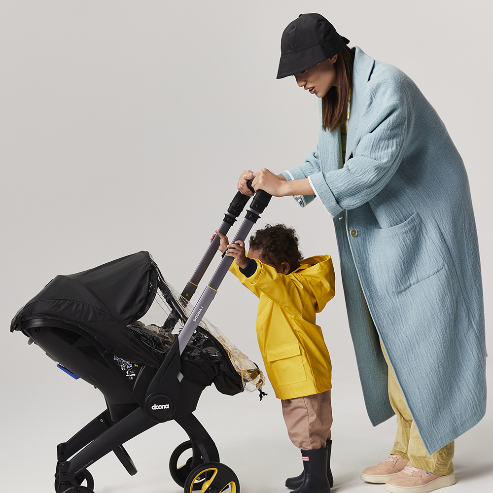 Doona i babyskydd & barnvagn Green Pyret & Snäckan